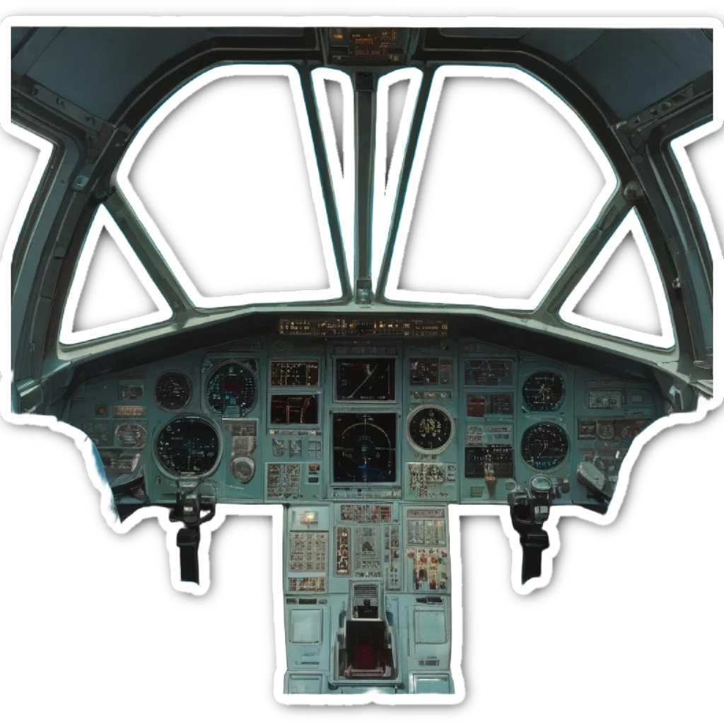 Spaceship cockpit view Anime sticker, Download in PNG | UltraSticker